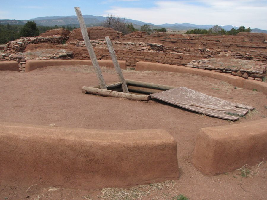 Pecos National Historical Park, les villages Pueblo